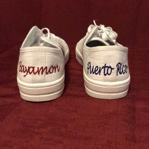 Shoes | Custom Designed White Bayamon Sneakers | Poshmark